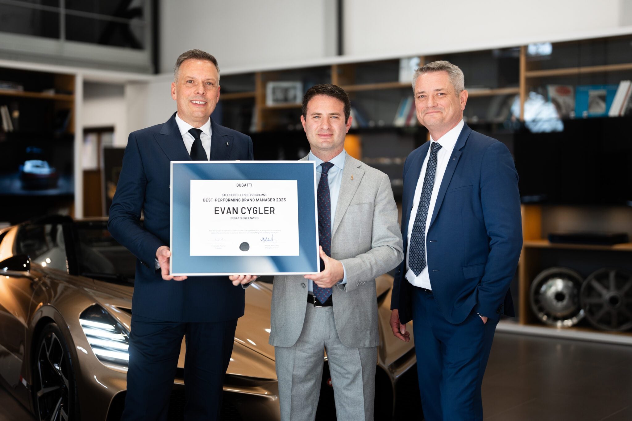 Miller Motorcars' Even Cygler Wins Bugatti Sales Excellence Award For ...