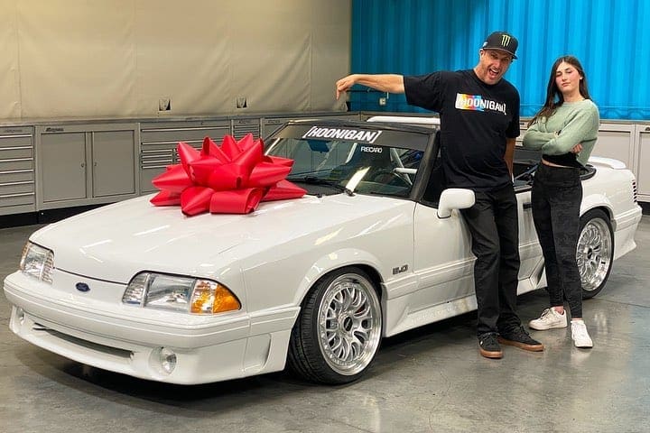 Ken Block Builds a Vanilla Ice Inspired Mustang for His Daughter's Bir ...