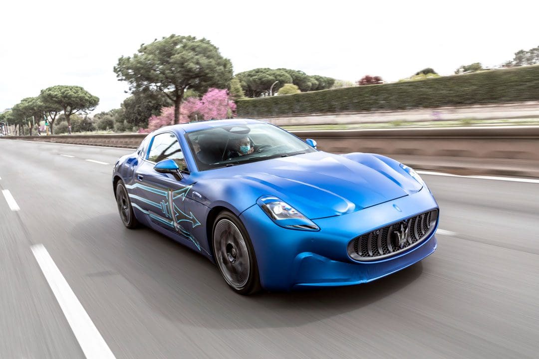 The New Maserati GranTurismo Folgore Prototype Takes A Trip To Rome ...