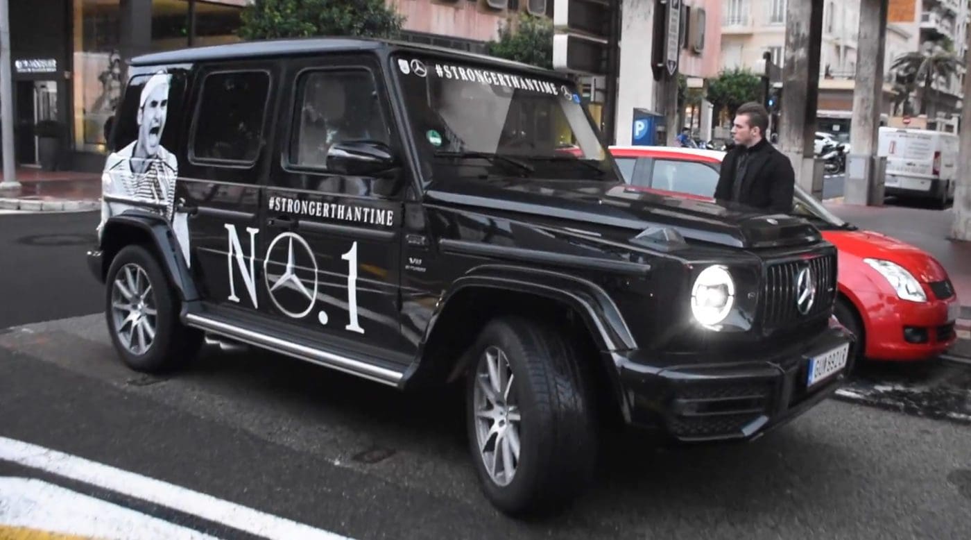 World's First 2019 Mercedes-AMG G63 Spotted: Roger Federer-Style ...