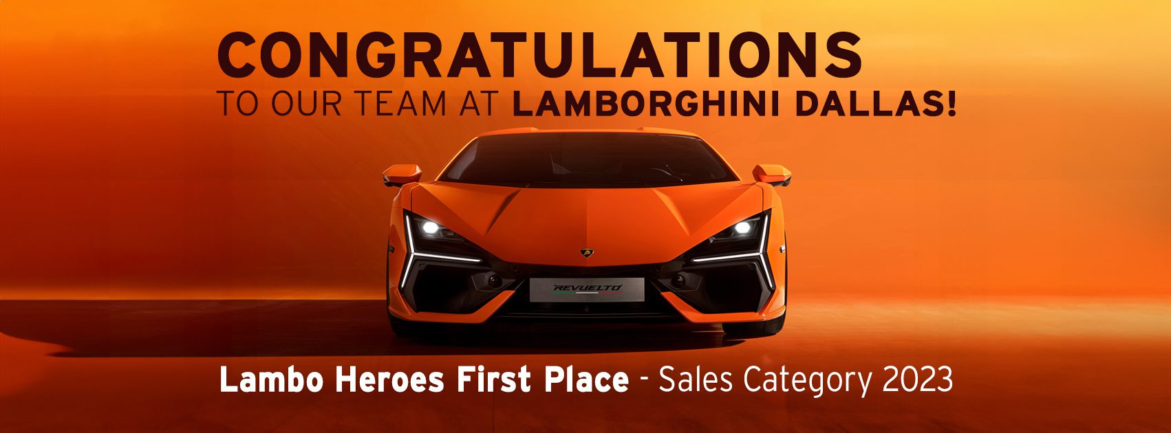 Lamborghini Dallas Wins Top Sales Award In Lambo Heroes 2023 – duPont ...