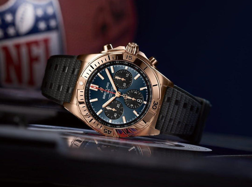 Breitling Honors The NFL's Biggest Stage With An Exclusive Rose Gold C ...