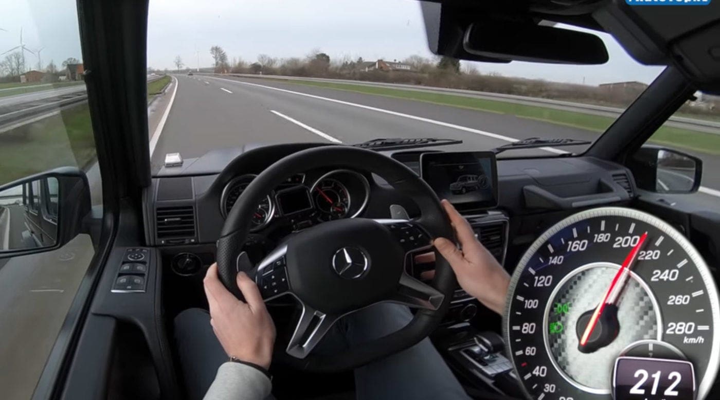 Hitting Top Speed in a Mercedes-Benz G63 AMG – duPont REGISTRY News