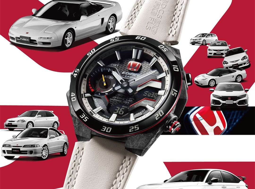 Honda x EDIFICE Unveil Its New Type R-Inspired Chronograph Watch ...