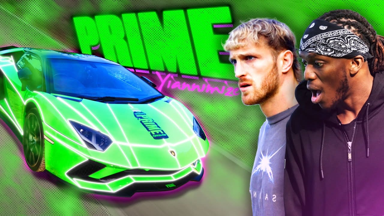 Watch KSI And Logan Paul React To The PRIME Lamborghini Aventador Wrap ...