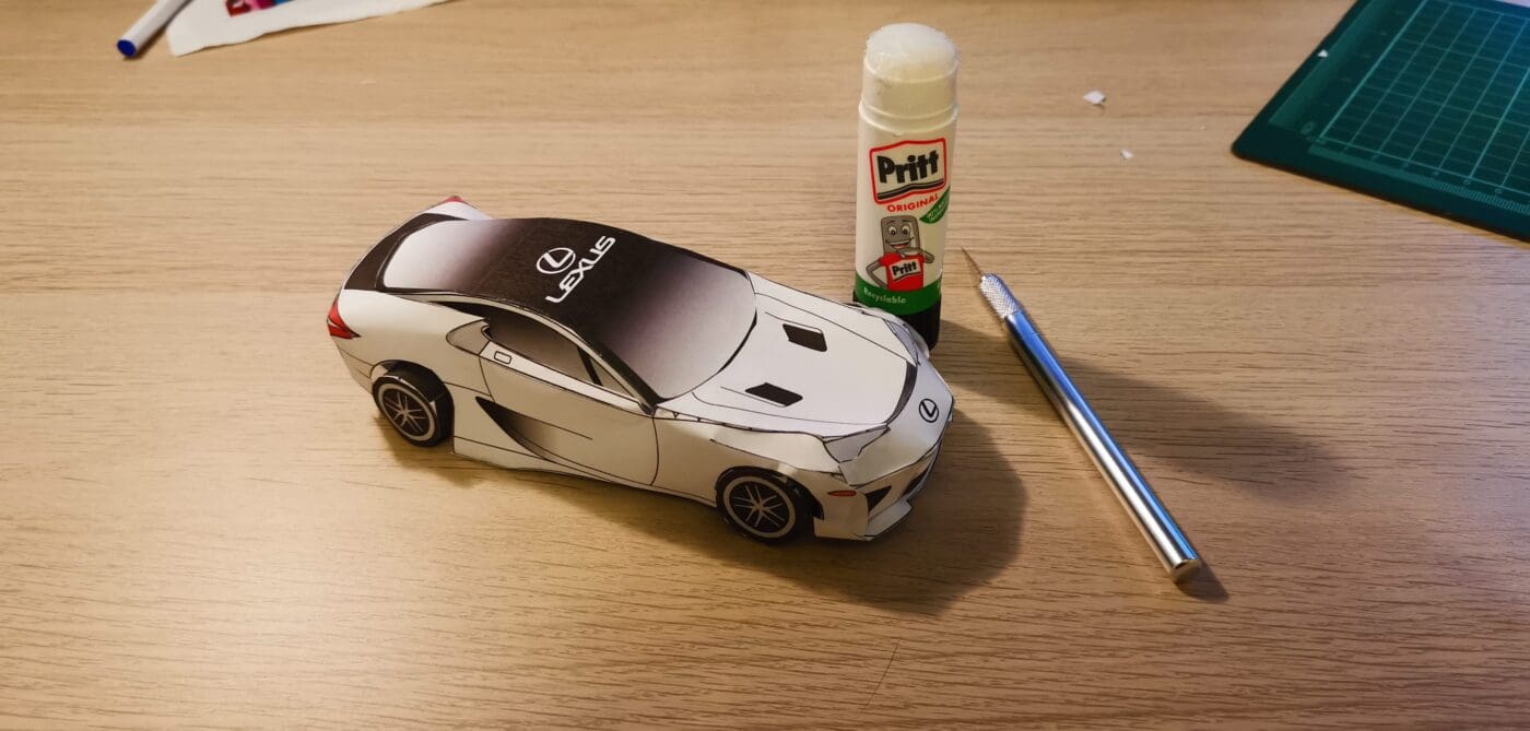 Lexus LFA 10th Anniversary Paper Models Make A Great Stocking Stuffer ...