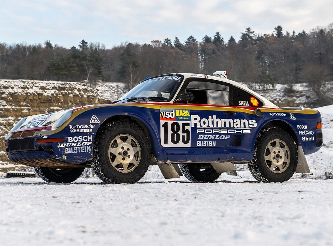 Porsche Restores The Ionic Rothmans 959 Paris-Dakar Rally Race Car Fro ...