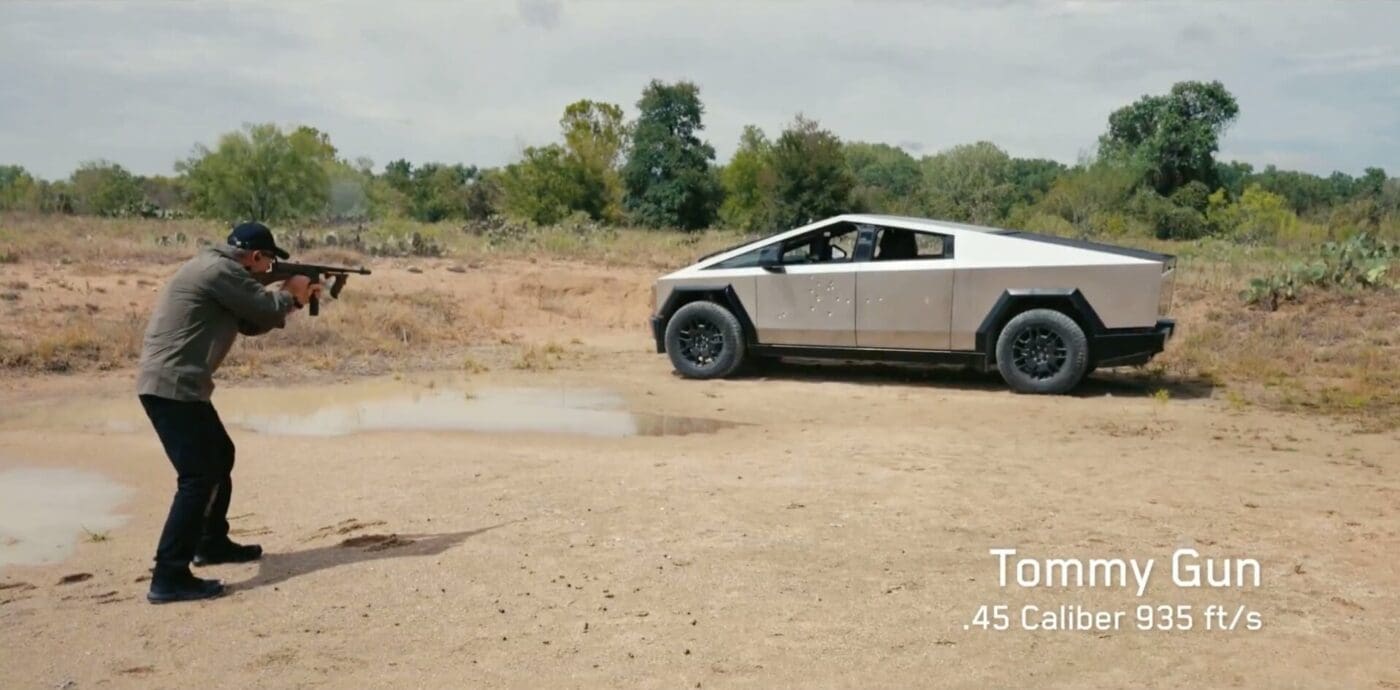 Watch The Tesla Cybertruck's Bullet-Proof Doors In Action At A Firing ...