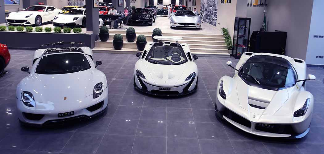 Seven Car Lounge: Millions In Automobiles In One Showroom – duPont ...