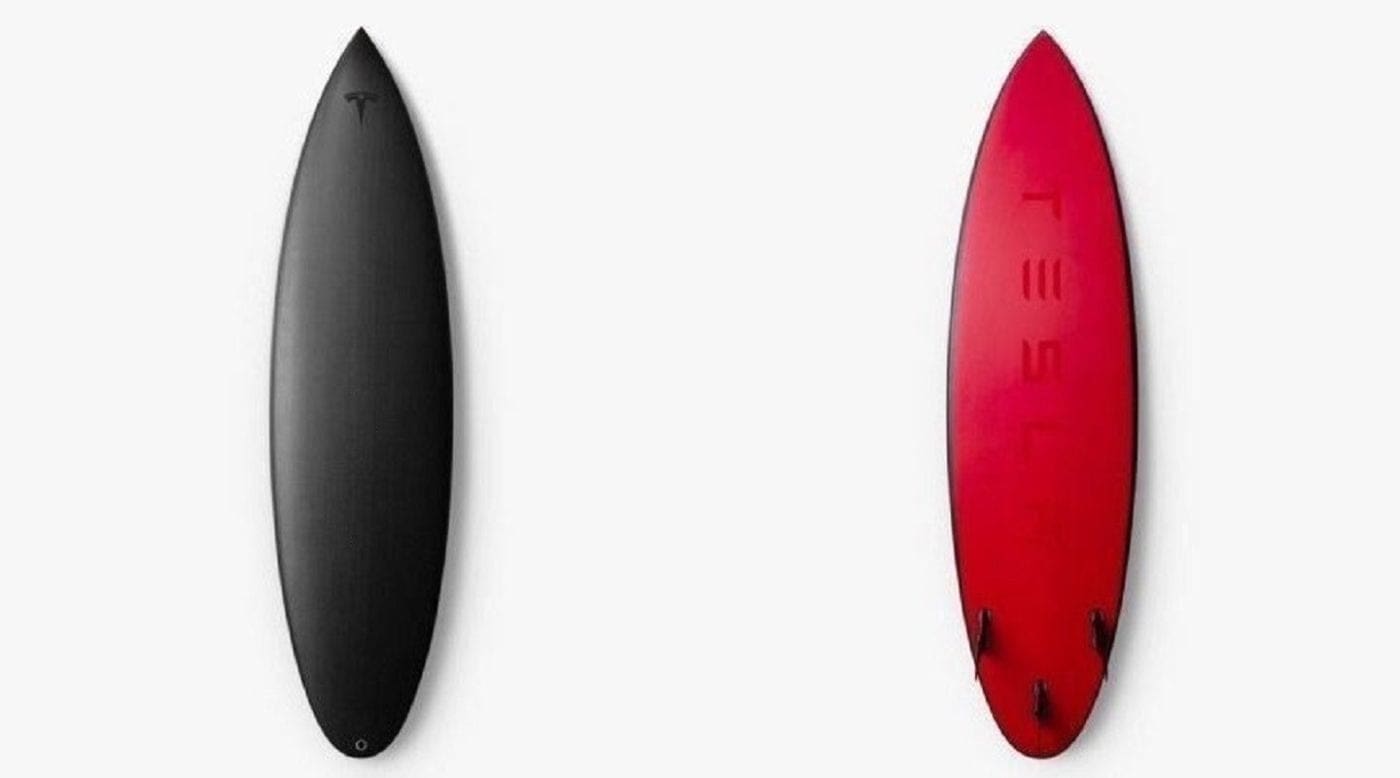 Limited Edition Tesla Surfboard: Sold Out! – duPont REGISTRY News