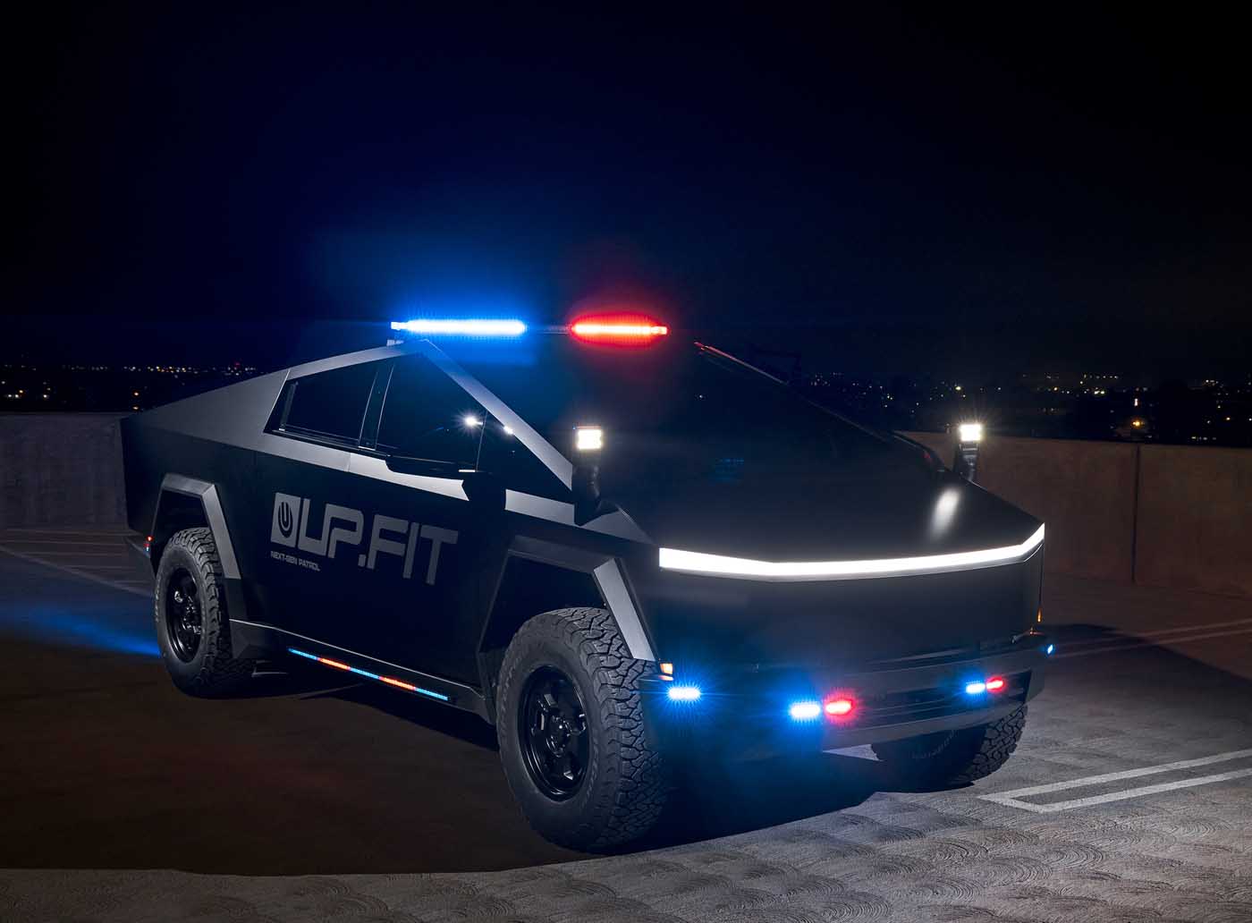 UP.FIT Unveils The First Tesla Cybertruck Police Vehicle – duPont ...