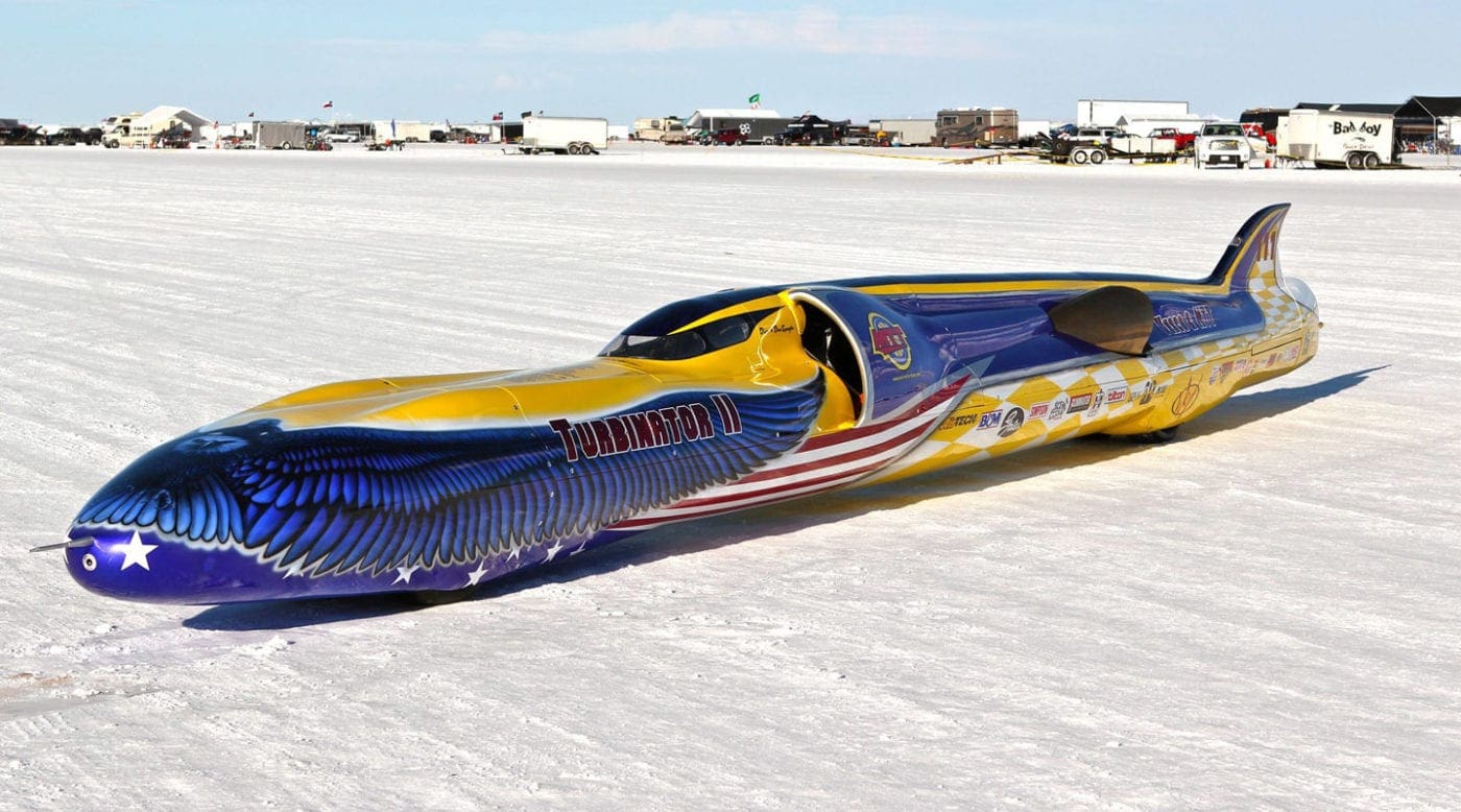 Watch the Turbinator II go 503 MPH at Bonneville – duPont REGISTRY News