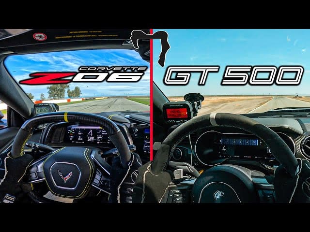 Watch A C8 Corvette Z06 Go Head-to-Head Against A Shebly GT500 Track P ...