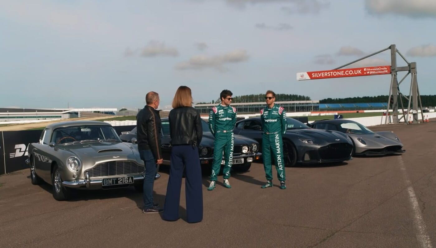 Sebastian Vettel and Lance Stroll Pull Off James Bond Stunts in an Ast ...