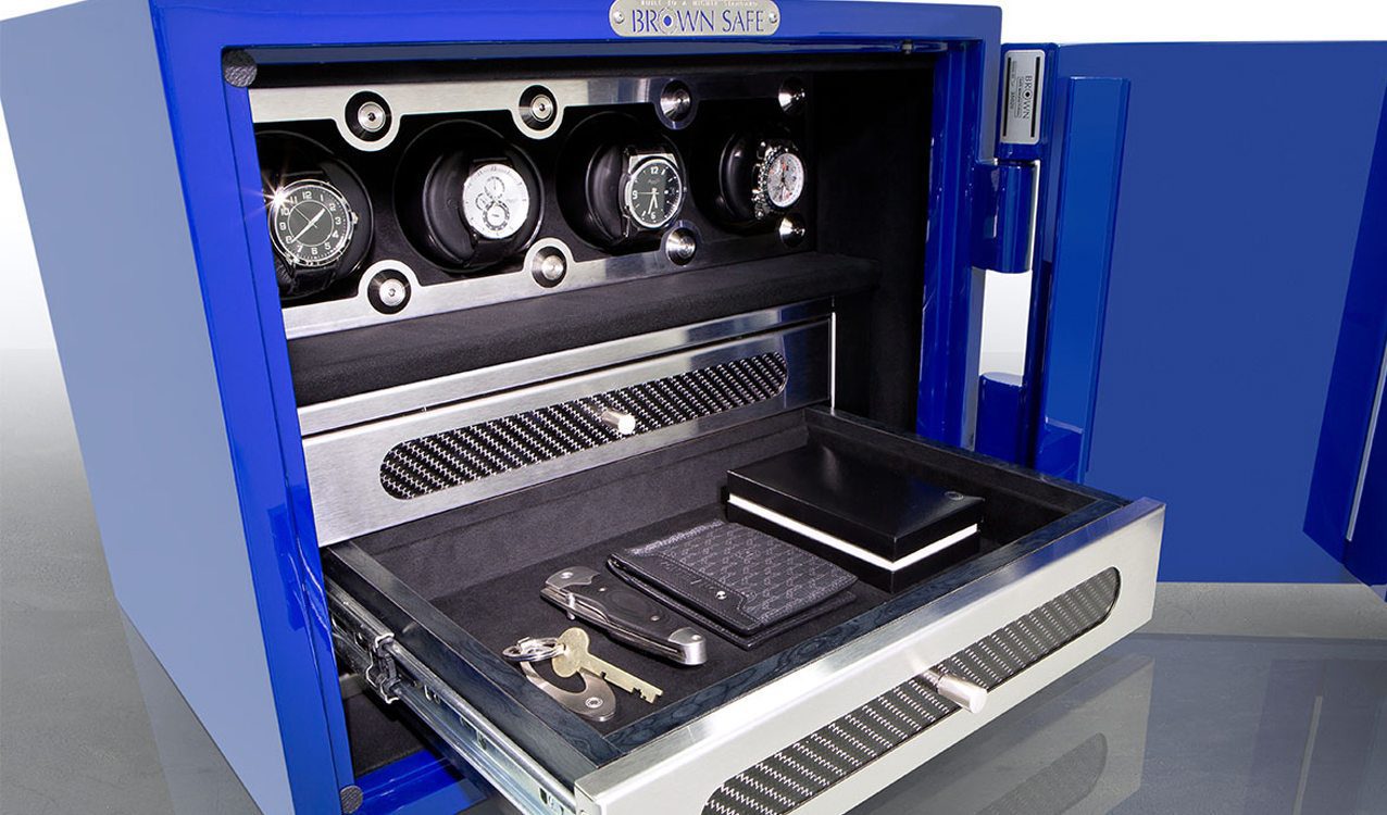 Brown Safe: Customizable and Luxurious Security For Your Keepsakes ...