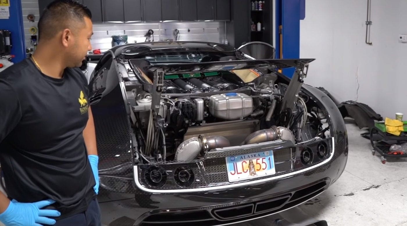 How to Do the $21k Bugatti Veyron Oil Change – duPont REGISTRY News