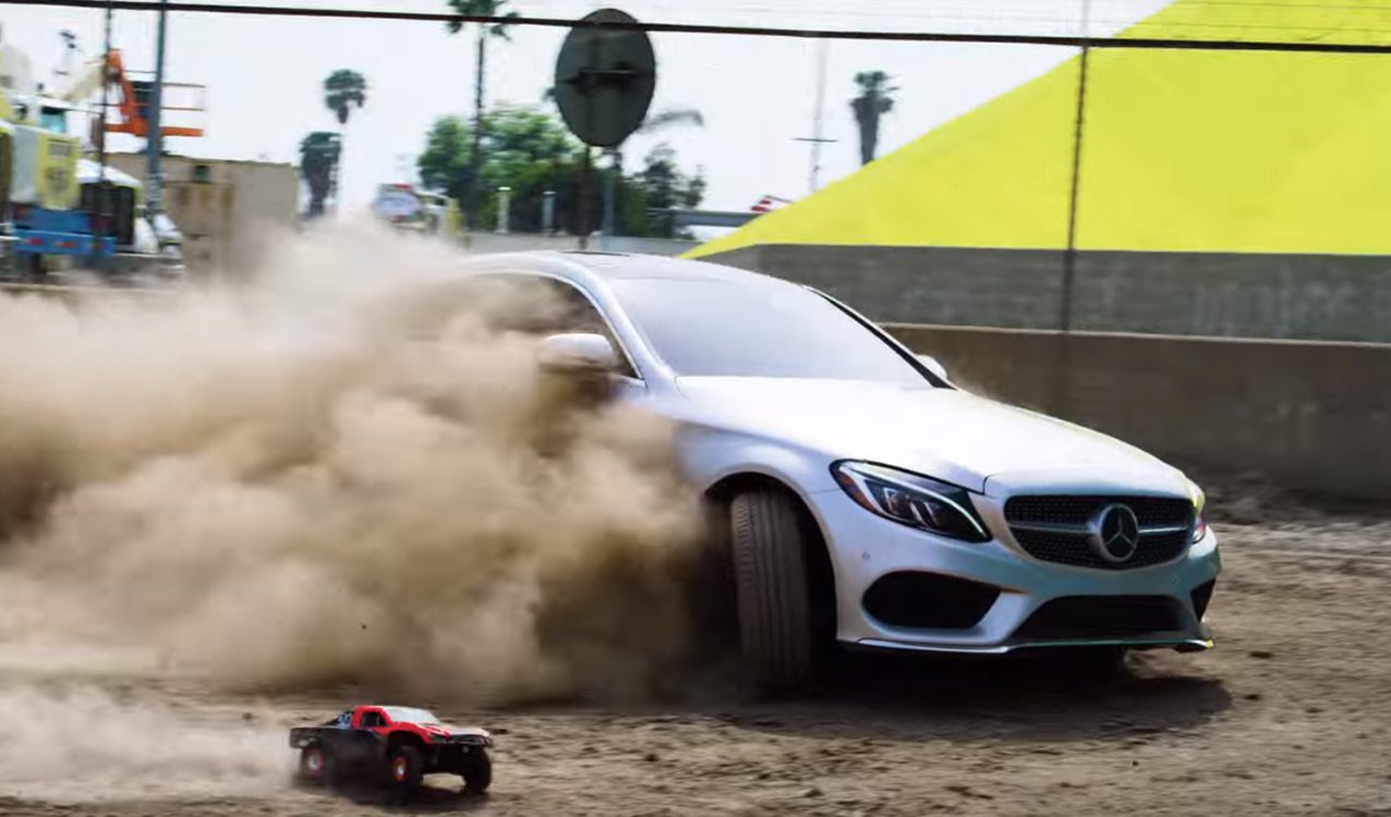 Ultimate Race: Mercedes-Benz C-Class Coupe vs Parkour vs RC Car ...