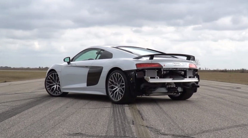 Hennessey Twin Turbo Audi R8 V10 Test Drive – duPont REGISTRY Group