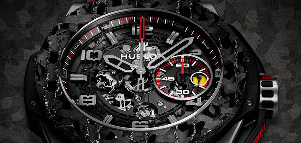 Hublot Introduces Big Bang Ferrari Titanium Carbon Watch – duPont ...