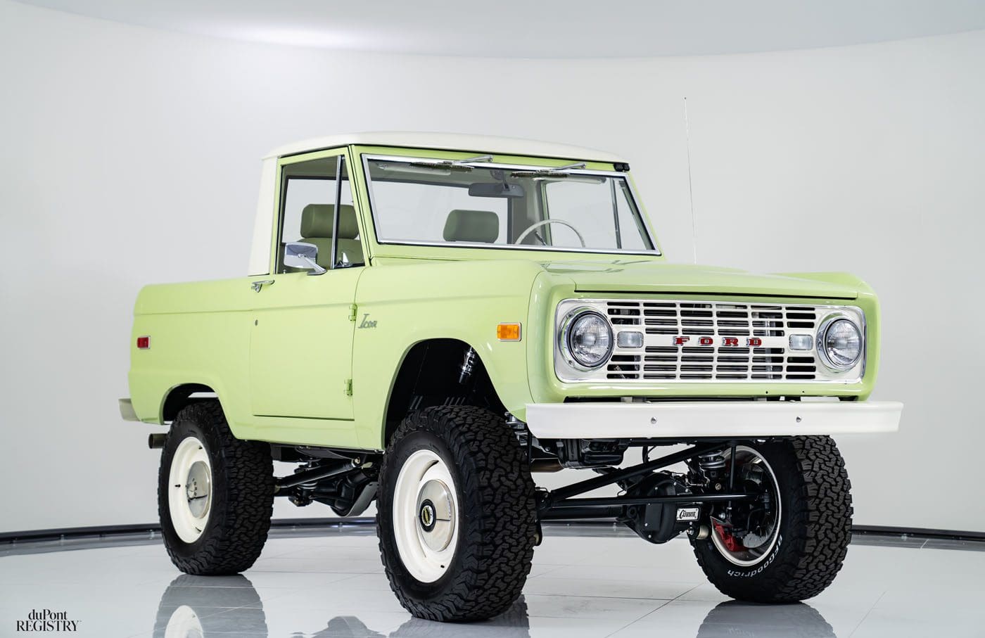Check The Spec: Pristine Icon Bronco in Key Lime Green – duPont ...