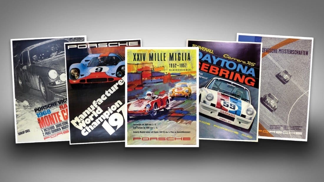 Classic, Rare and Original Porsche Posters Being Auctioned – duPont ...