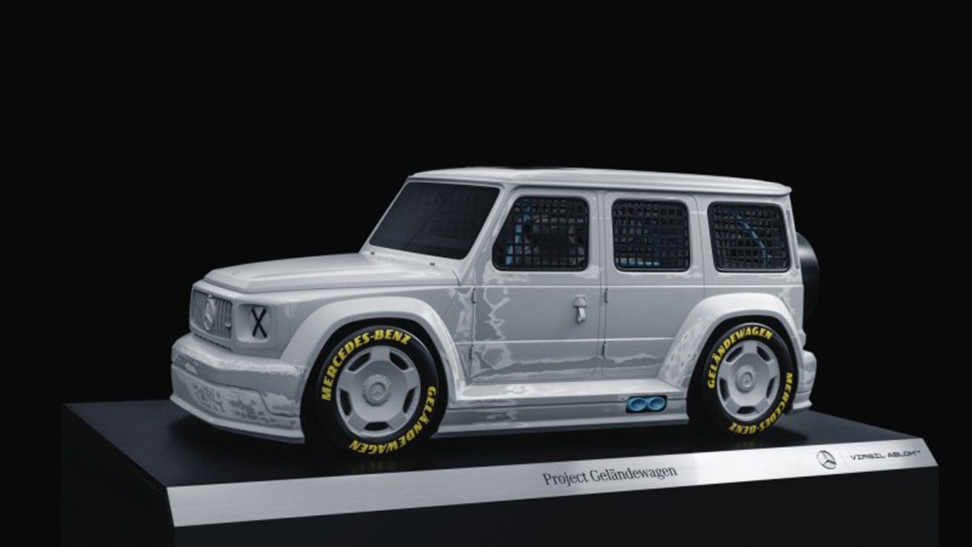 Mercedes-Benz x Virgil Abloh Project Geländewagen 1:3 Scale Maquette F ...