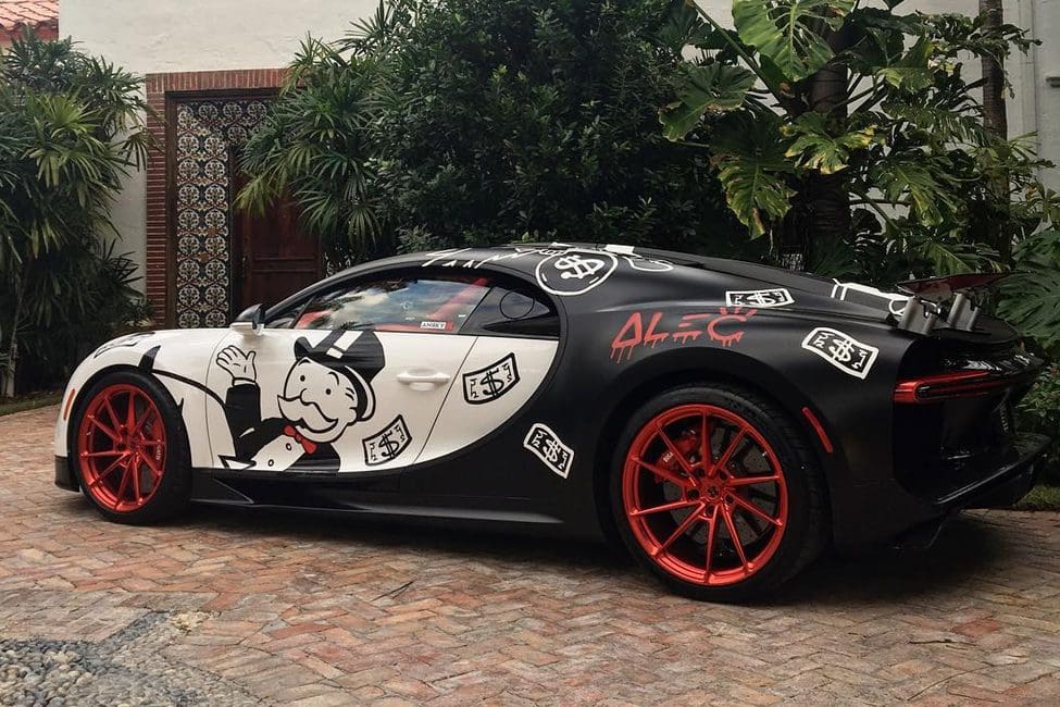 Graffiti Artist Paints Bugatti Chiron – duPont REGISTRY News