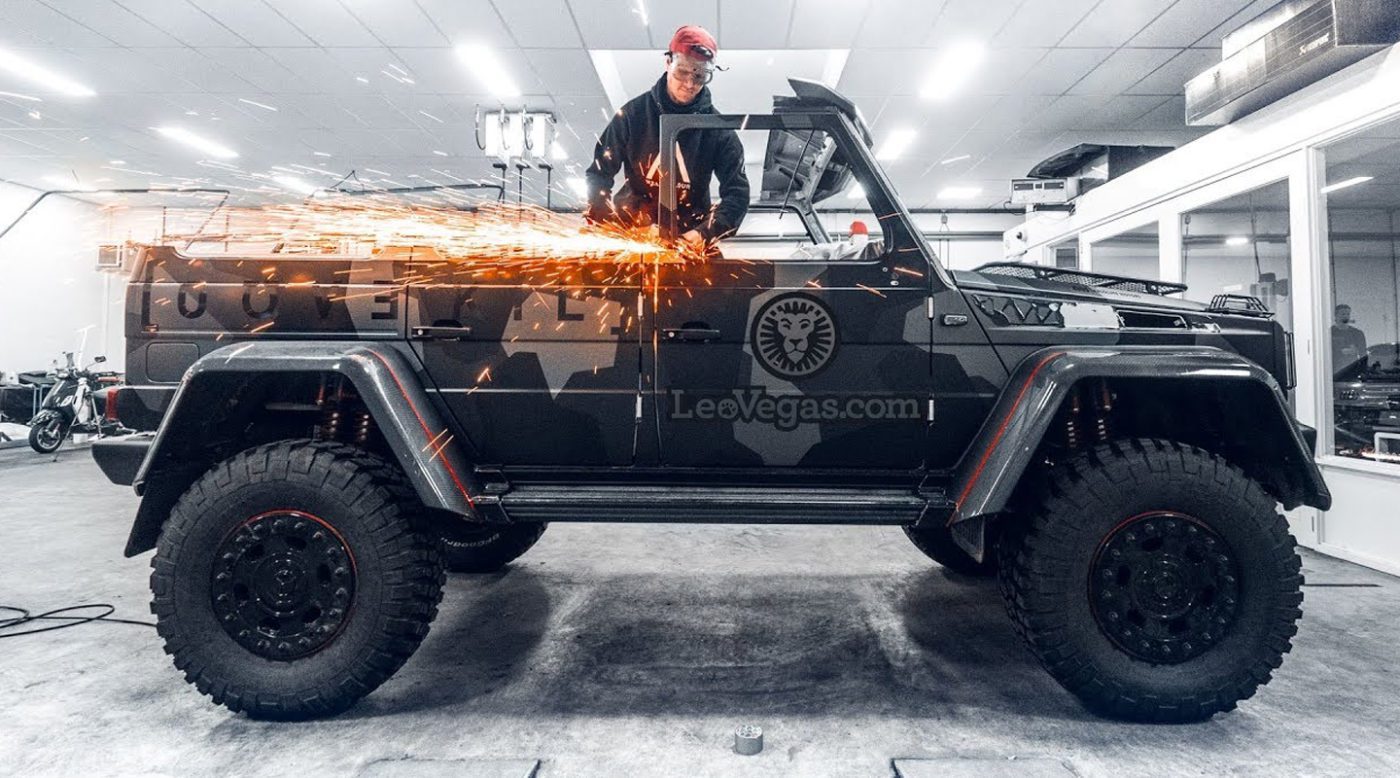 Jon Olsson Cuts Roof Off of Mercedes-Benz G500 4x4² – duPont REGISTRY News