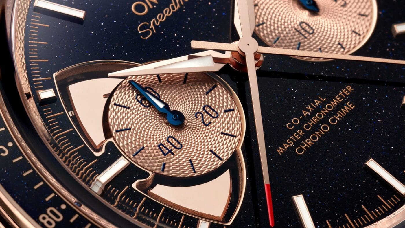 Omega's New Gold Speedmaster Chrono Chime Features Its Most Complicate ...