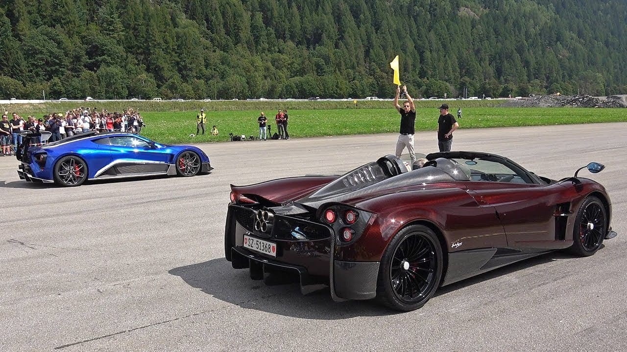 Zenvo TSR-S Drag Races Pagani Huayra Roadster – duPont REGISTRY News