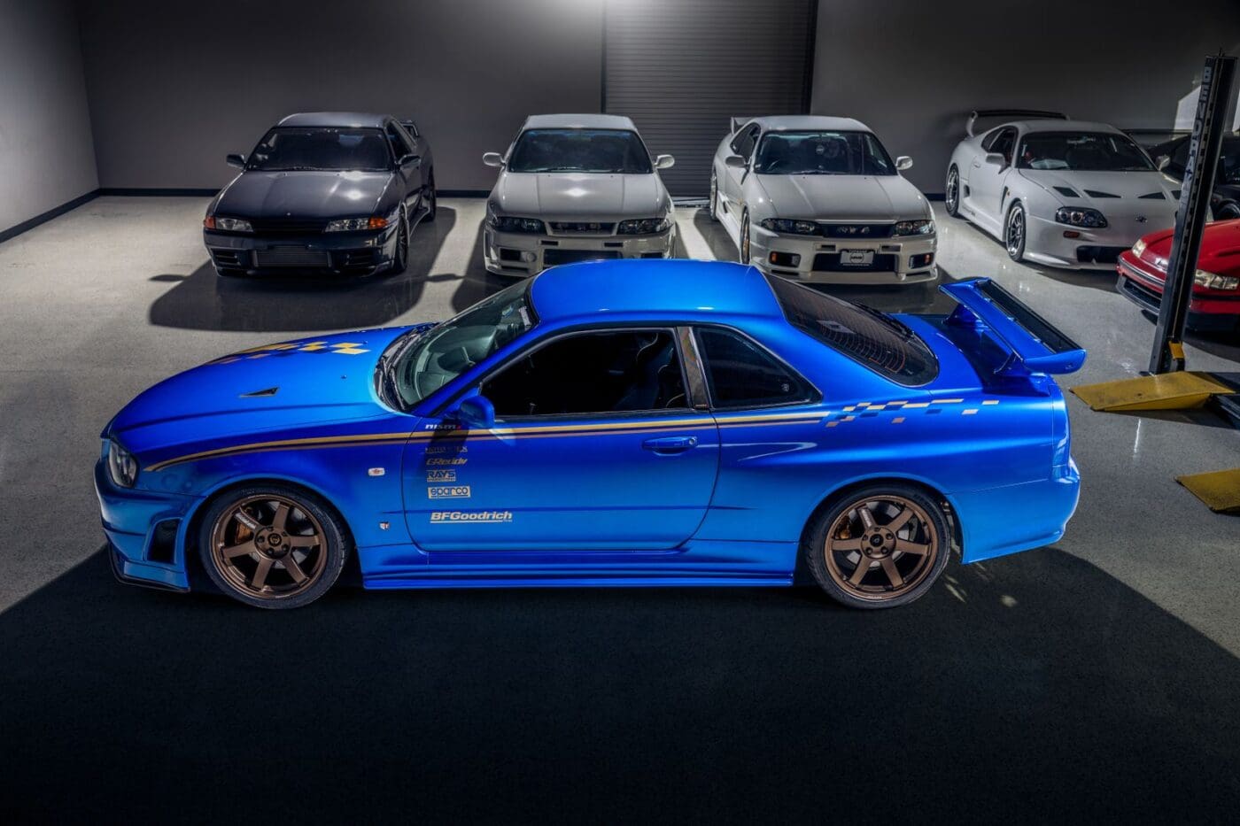 Paul Walker-Driven 2001 Motorex R34 GTR Vspec II Is For Sale – duPont ...