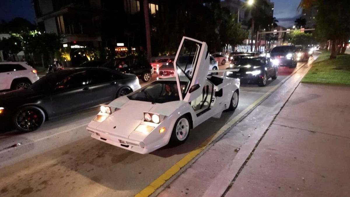 Stradman Picks Up His Restored Lamborghini Countach From CURATED ...