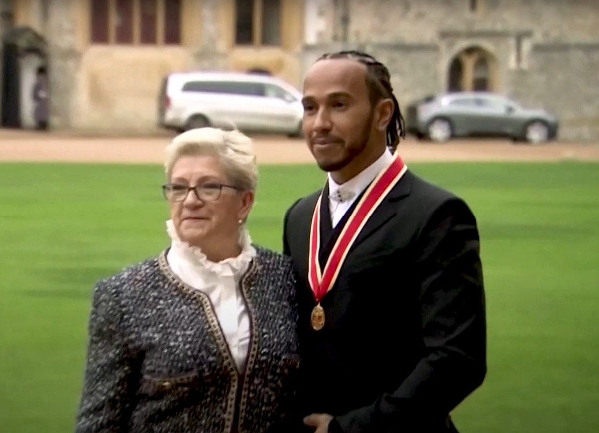 Sir Lewis Hamilton Has Been Officially Knighted at Windsor Castle ...