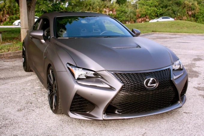 Matte Grey Custom 2015 Lexus RC F at Lexus Tampa Bay