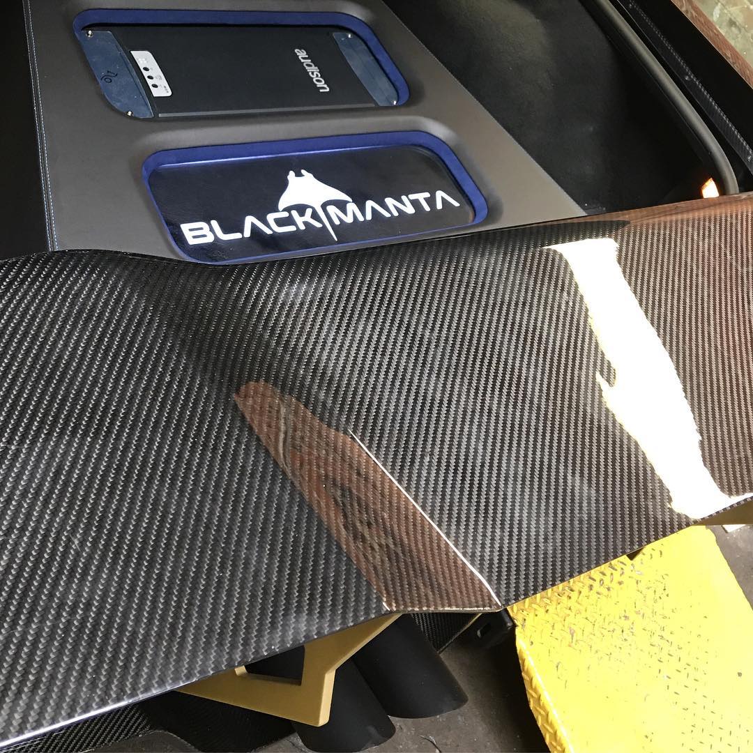 Gi Automotive Unveils the Black Manta Corvette at SEMA