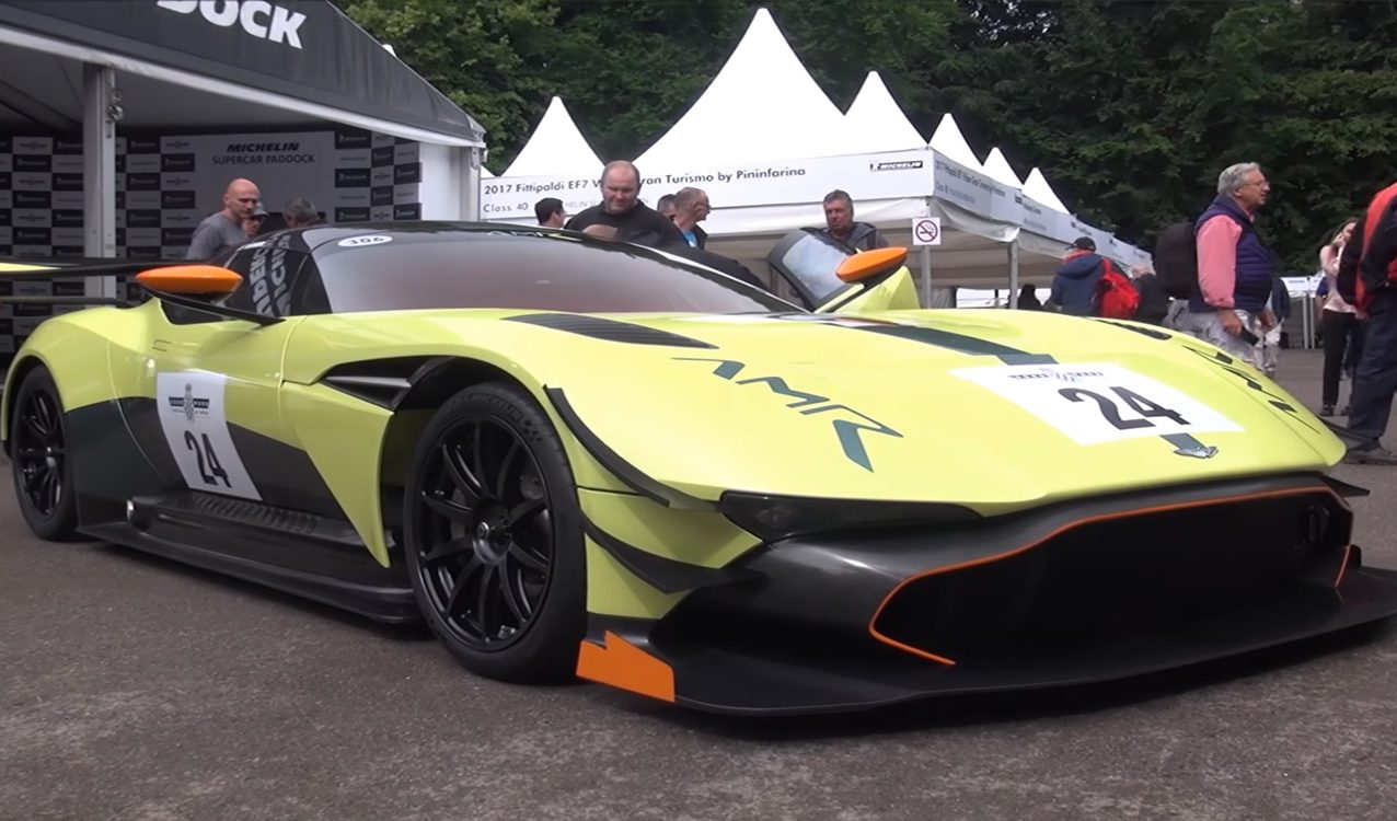 Aston Martin Vulcan AMR Pro In Action for First Time