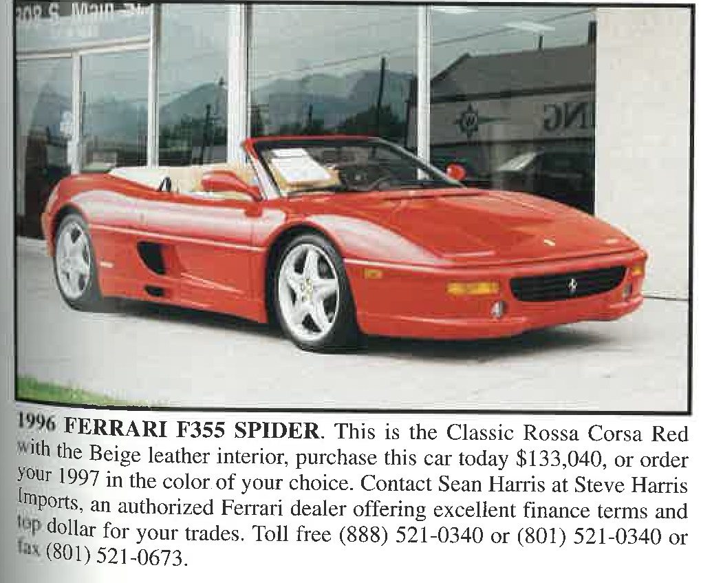 Then & Now: Ferrari F355