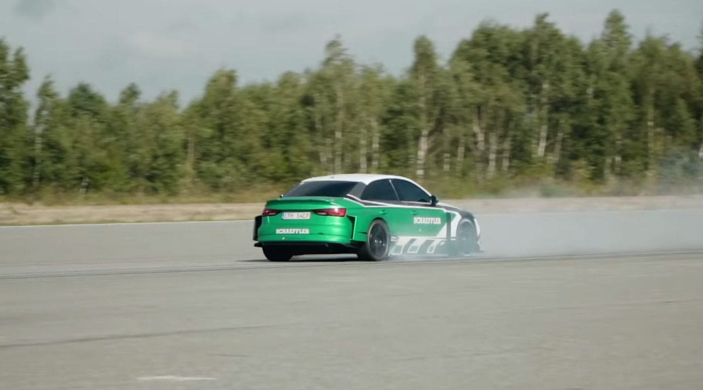 Electric Audi Race Car Sets World Record for Fastest Car in Reverse