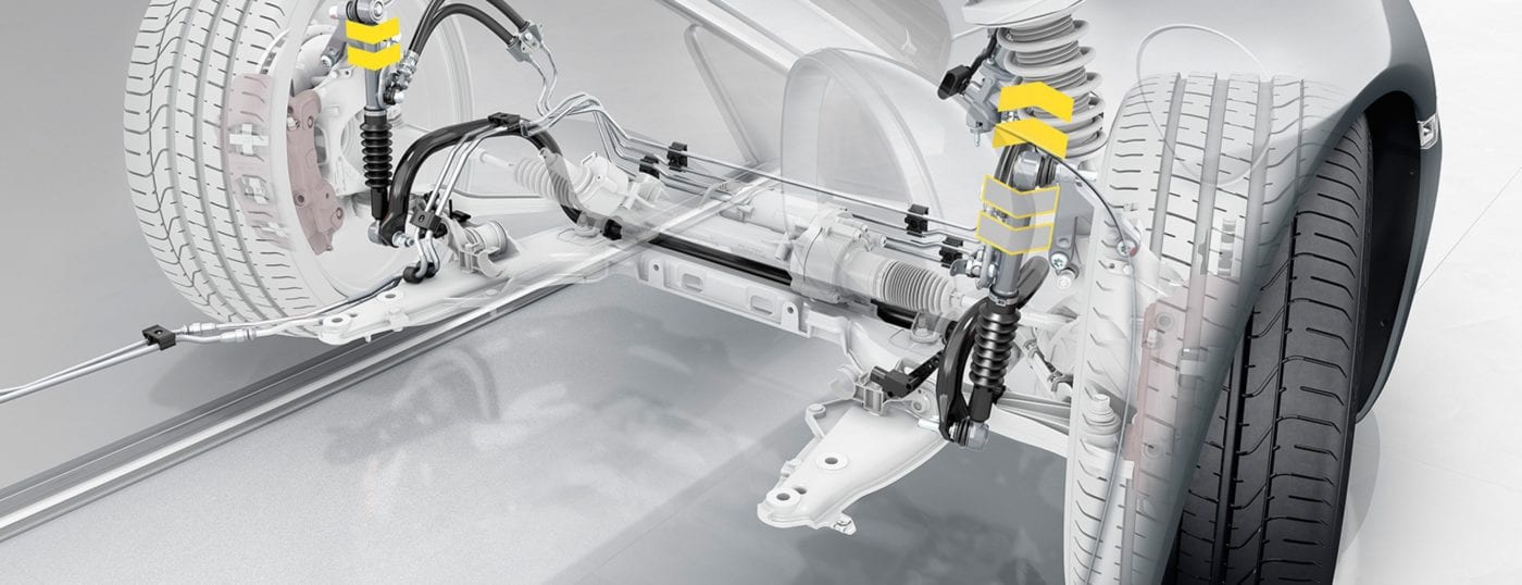 Porsche Active Suspension Management in Action