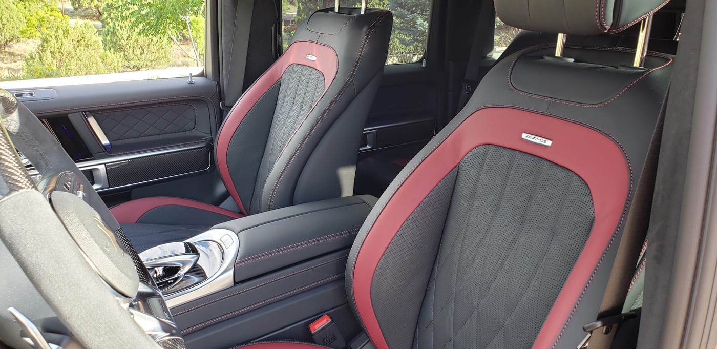 Rare designo Cardinal Red Metallic 2020 Mercedes-AMG G63 for Sale