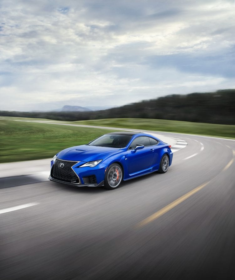 The 2021 Lexus RC F. Performance, Born of Refinement.