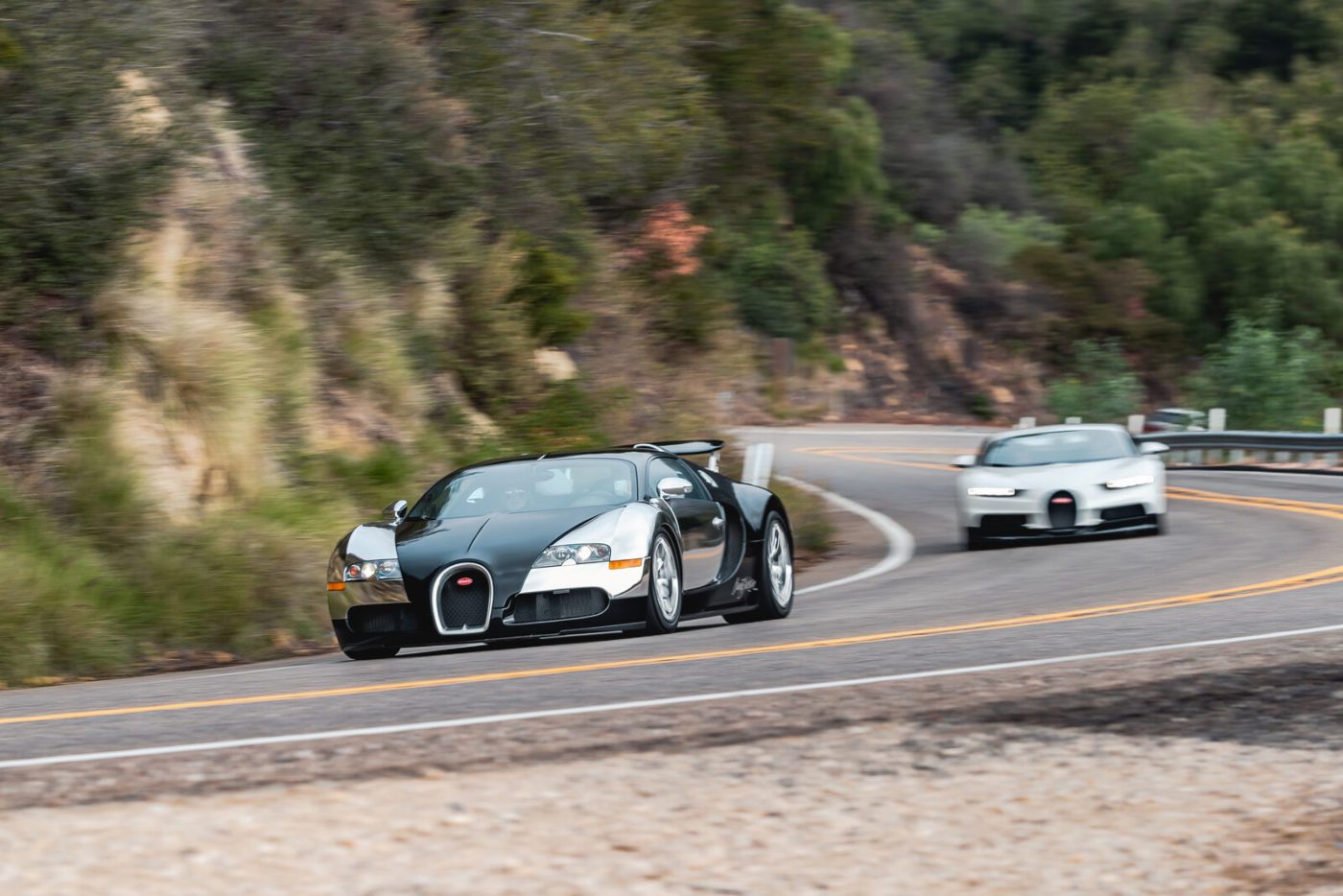 A Rally of 10 Bugattis Just Took an Epic Cruise Through California