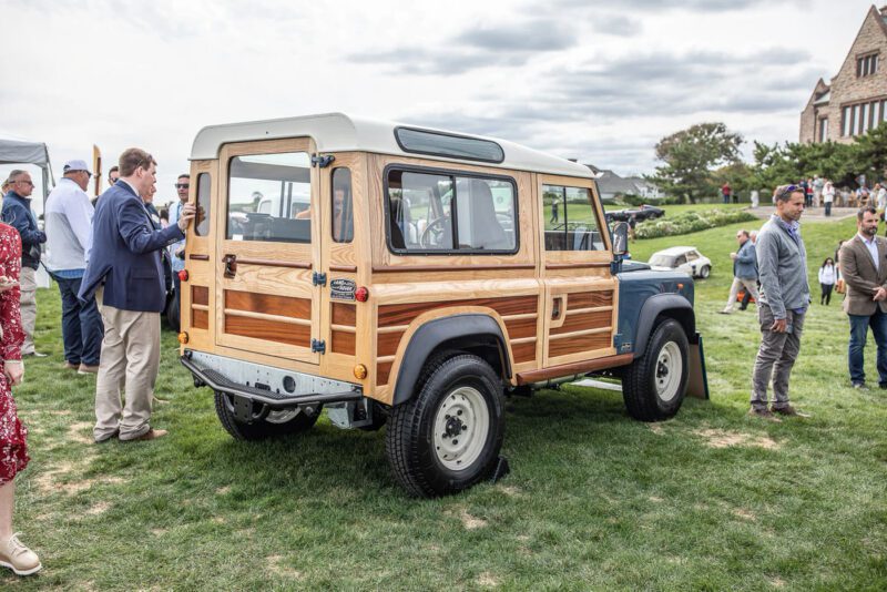 Introducing the Trophy•WD - A 1 of 1 “Woody” Electric Land Rover Defender