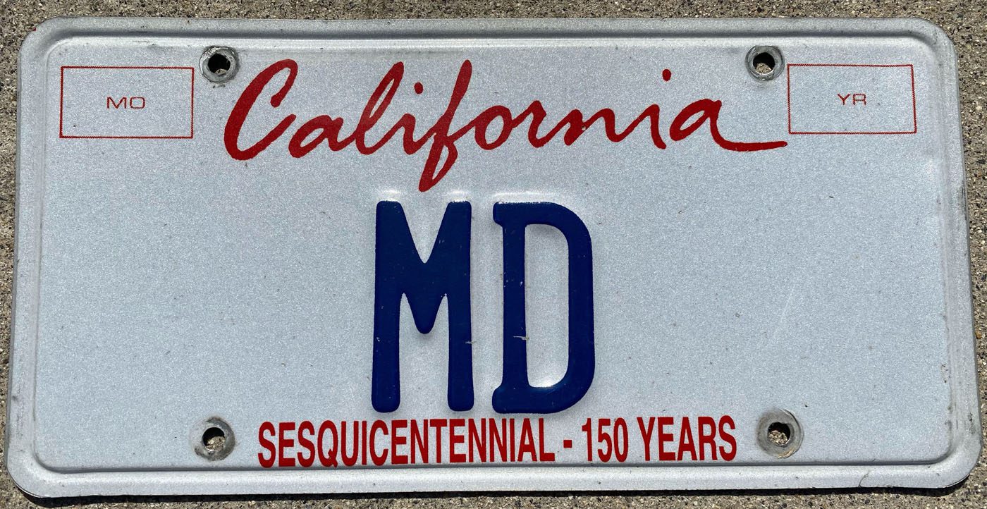 The 7 Most Expensive License Plates Available In California