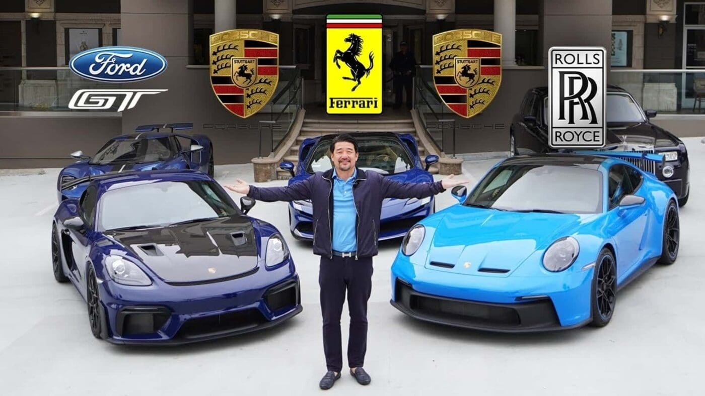 See What's In David Lee's New Blue Car Collection