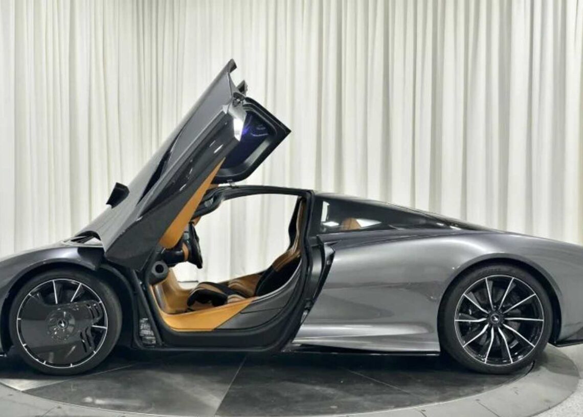 Grey Metallic Over Saddle Brown 2020 McLaren Speedtail For Sale