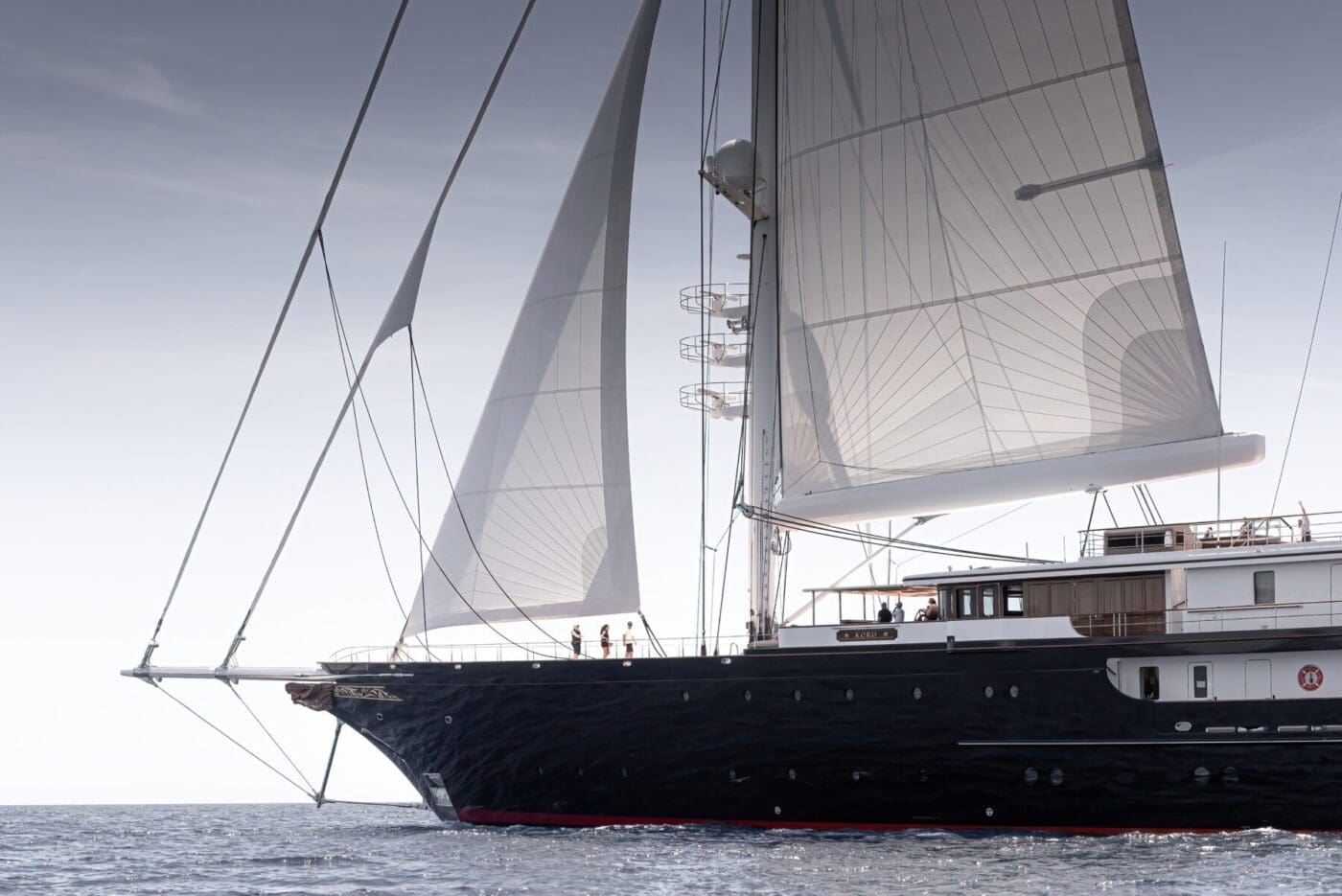 Amazon Founder Jeff Bezos' 410FT Oceanco 'Koru' Sailing Yacht Docks In South Florida