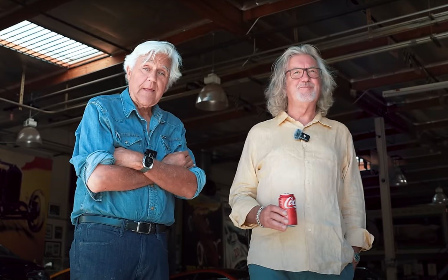 Watch Former Top Gear Star James May Tour Jay Leno's Garage