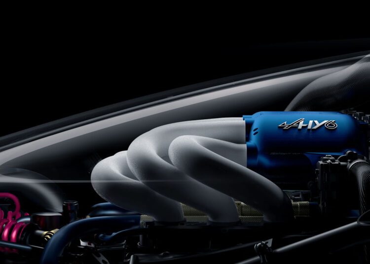 Alpine Unveils New 740HP Hydrogen Alpenglow HY6 Supercar