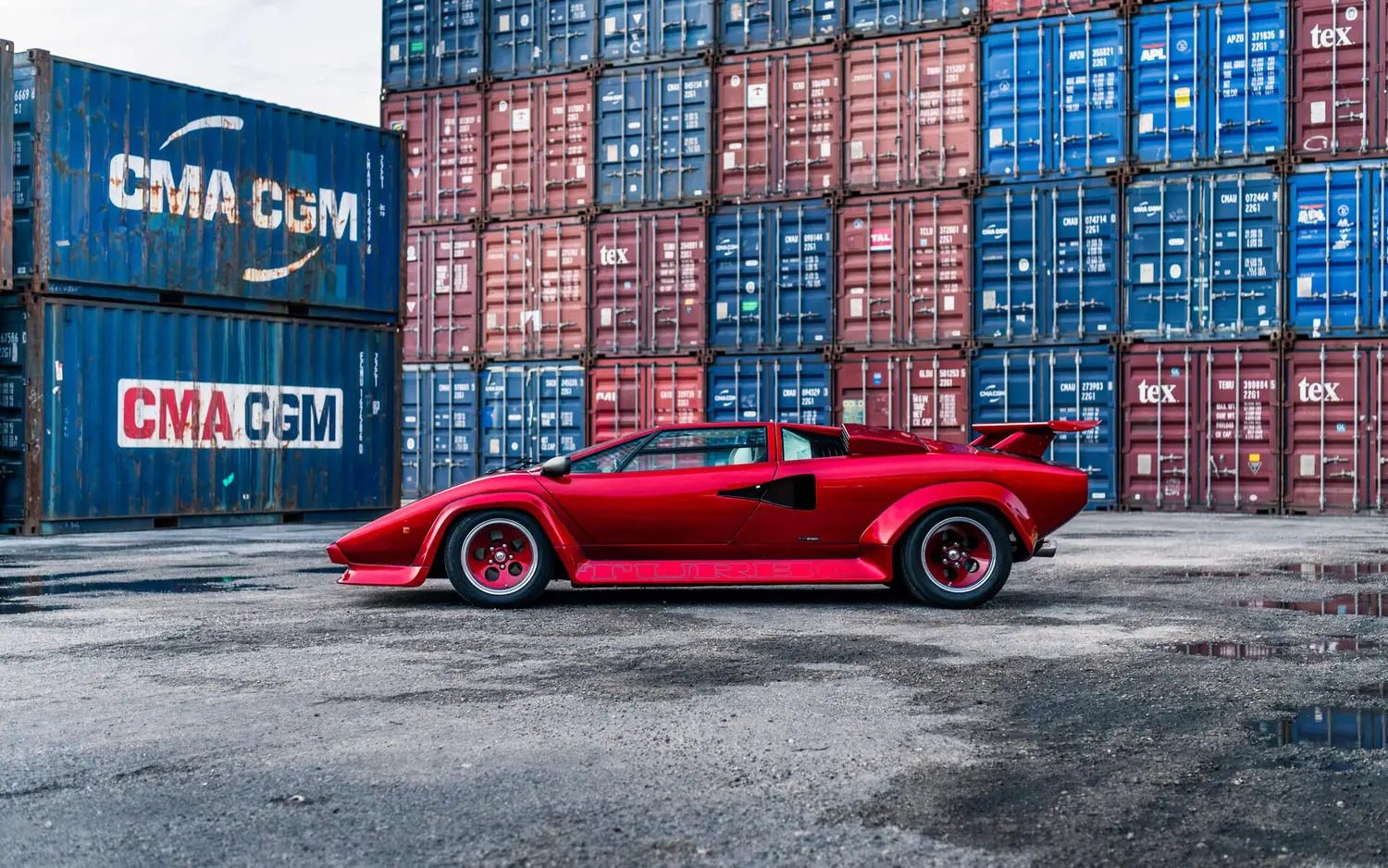 Rare 1-of-2 1980 Lamborghini Countach LP400 S Turbo For Sale